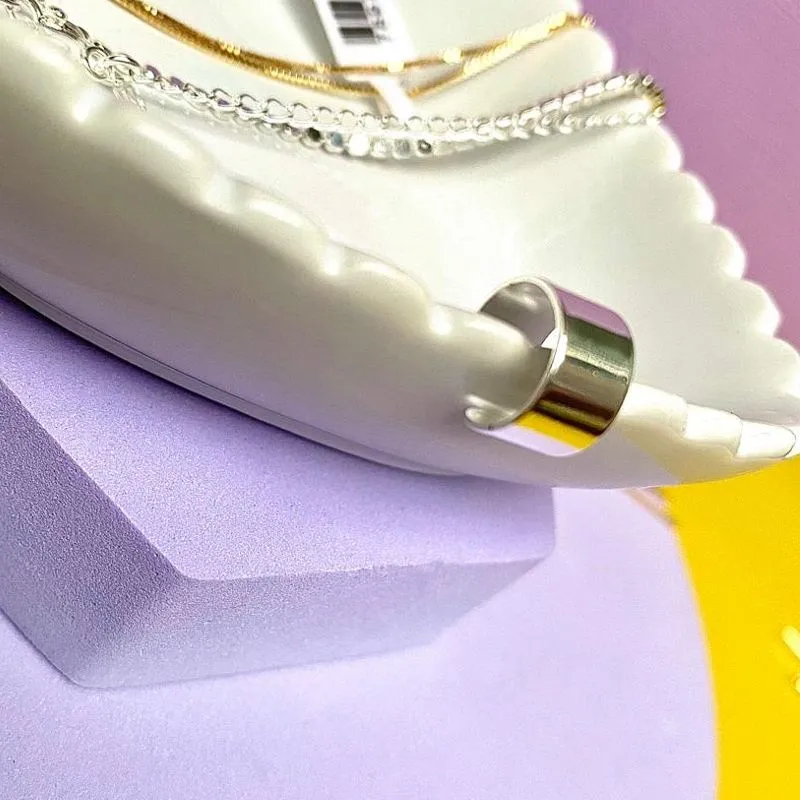 PIERCING FAKE LISO PRATA PFP 301 - Cor de Luz